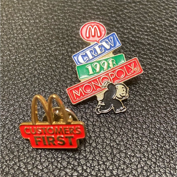 Jewelry | Vintage Mcdonalds Lapelhattie Pins 1998 Monopoly Pin And ...